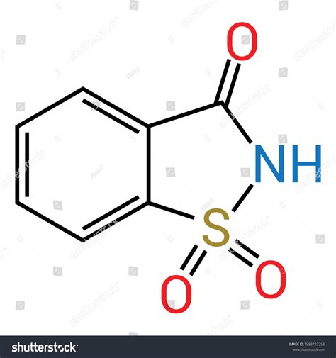 Saccharin Structure