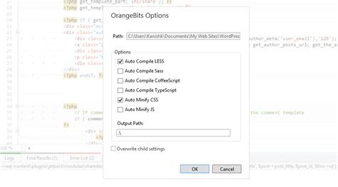 Automatically Compile Less Files In Webmatrix With Orangebits Super Dev Resources