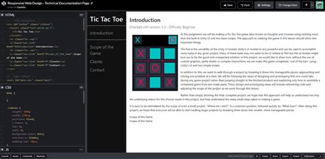 100 days of code day 2 worked on my technical document page… by