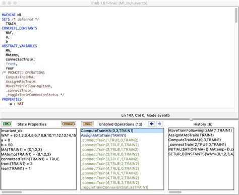 9 overview of the animation of the formal specification through prob