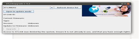 St Link Firmware Verification Failed With No St L
