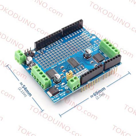 jual motor shield v2 0 tb6612 pca9685 servo stepper dc motor i2c