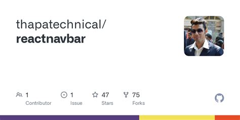 GitHub Thapatechnical Reactnavbar