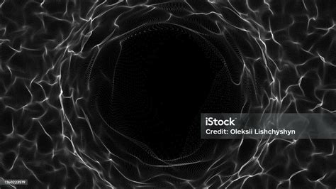 터널 또는 웜홀 점으로 구성된 추상 구체입니다 시공간 포털 3d 렌더링 0명에 대한 스톡 벡터 아트 및 기타 이미지 0명 구 구멍 Istock