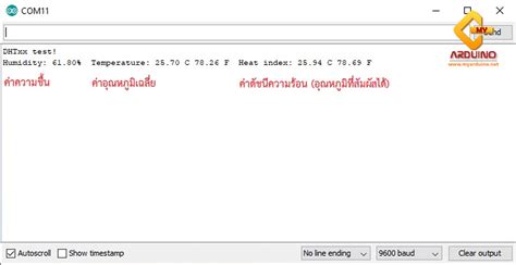 สอนใช้งาน Arduino Dht22 Am2302 Module โมดูลวัดอุณหภูมิและความชื้น ขาย Arduino อุปกรณ์ Arduino