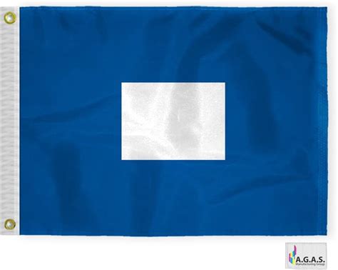 Agas Papa Code P Marine Signal Flag Printed 200d Nylon Canvas