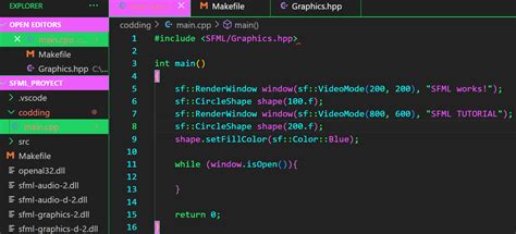 I Am Getting Desesperate With Sfml Library Fatal Error Sfmlgraphicshpp No Such File Or