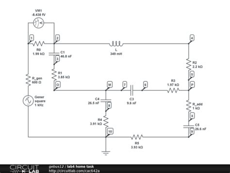 Lab4 Home Task Circuitlab