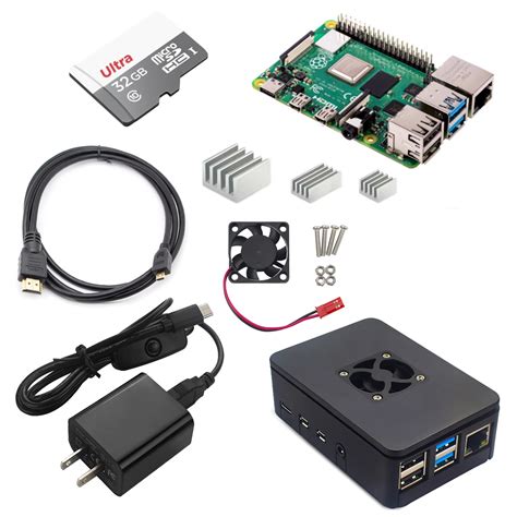 kit raspberry pi 4 4gb ram starter pack kit básico electronilab