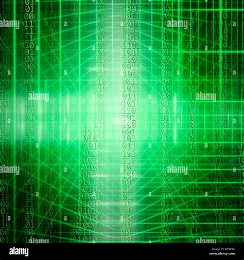 Abstract Binary Code Concept Stock Photo Alamy