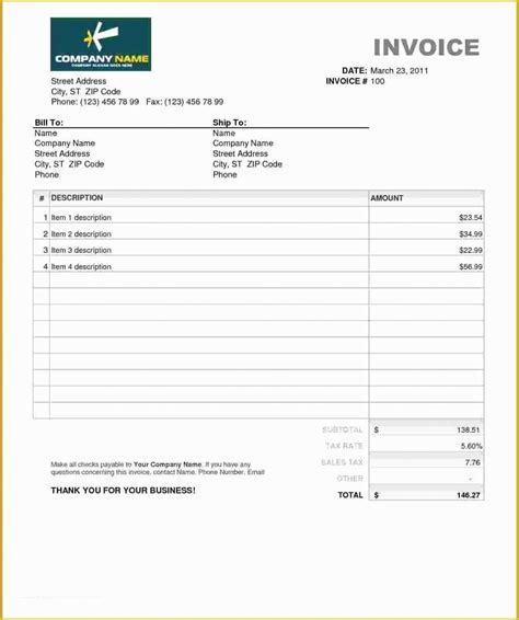 44 Html Invoice Template Free Download Heritagechristiancollege