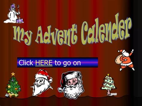 Ppt My Advent Calender Powerpoint Presentation Free Download Id