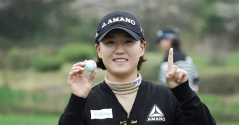 최은우 Klpga 투어 2024시즌 첫 홀인원 기록 생애 첫 기록 기분 좋아