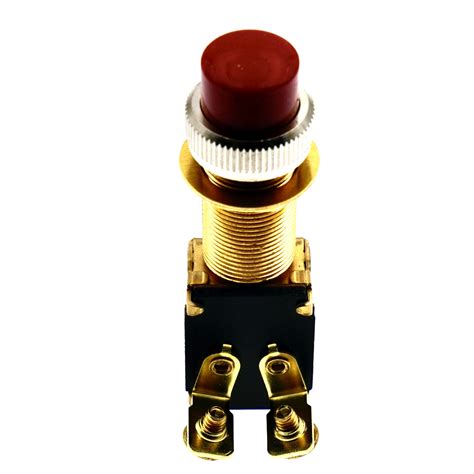 Marine Grade Brass Push Button Switch Model 12v