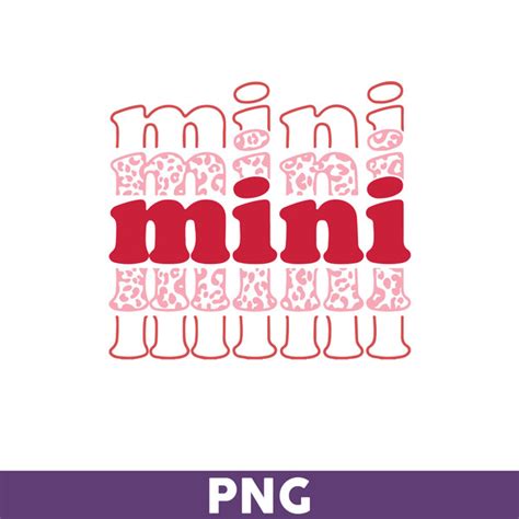 Mini Png Mom Png Mommy Png Sublimation Png Png Files For Inspire