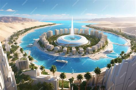 Premium Photo Neom Cityhigh Tech Neom