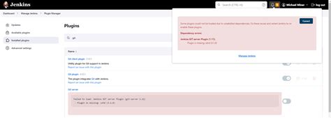 jenkins git server error using jenkins jenkins