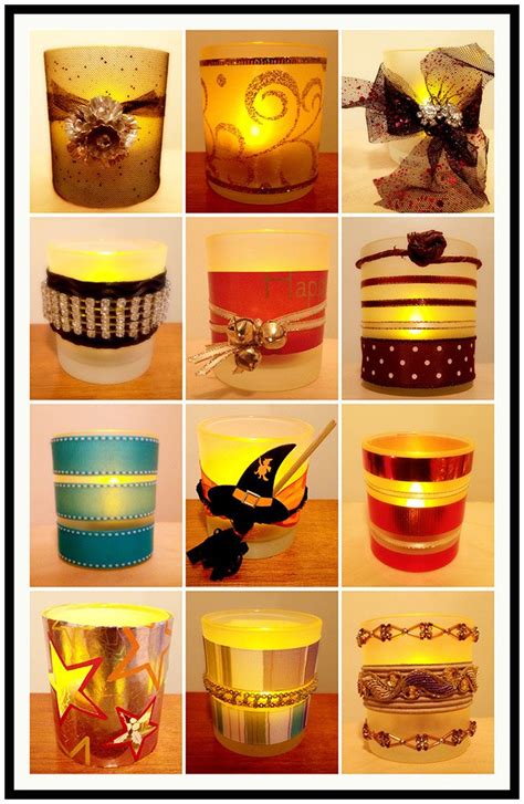 Diy Candle Holders From Recycled Glass Jars Mission 2 Organize