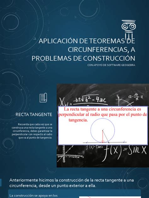 9c Circunferencias Y Construcciones Pdf Triángulo Tangente
