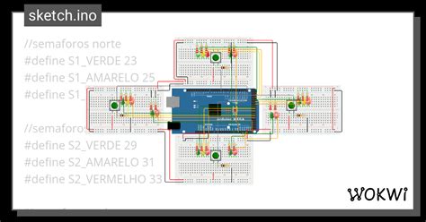 Tarefa 3 Semáforo Iec Wokwi Esp32 Stm32 Arduino Simulator
