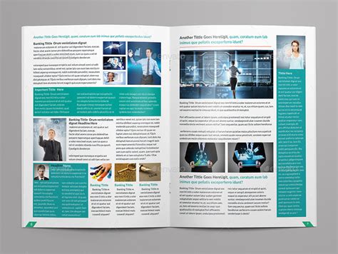 Technological Modern Newsletter Pages Print Templates GraphicRiver