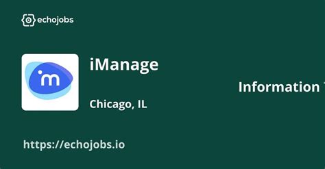 Imanage Is Hiring Information Technology Intern Chicago Il Rechojobs