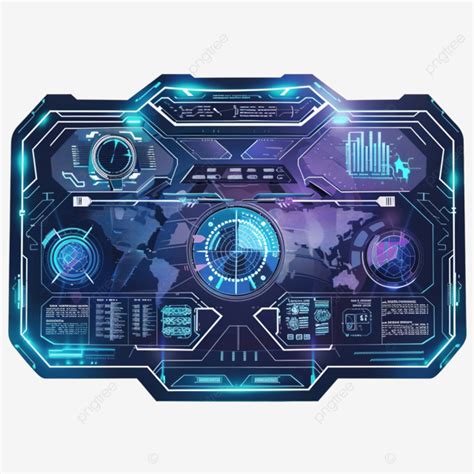 Abstract Hud Ui Gui Future Futuristic Screen System Virtual Design Frame Tech Design PNG