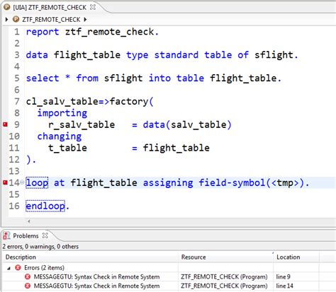 Remote Syntax Check For ABAP Developers SAP Community