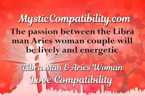 Libra Man Aries Woman Compatibility Mystic Compatibility
