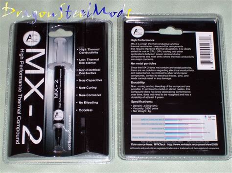 Arctic Cooling MX-2 Thermal Compound | DragonSteelMods