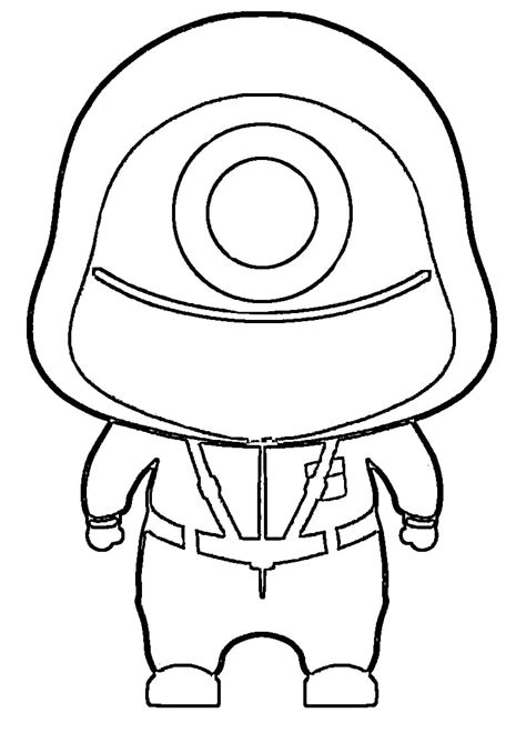 Chibi Squid Game Penjaga