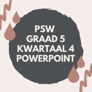 PSW Graad 5 Kwartaal 2 PowerPoint Teacha PSW Graad 5 Kwartaal 2 PowerPoint Teacha