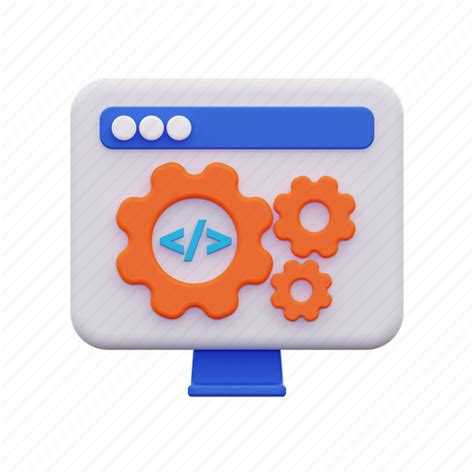 Configuration Preferences Setting System Control Options Web Development 3d Illustration