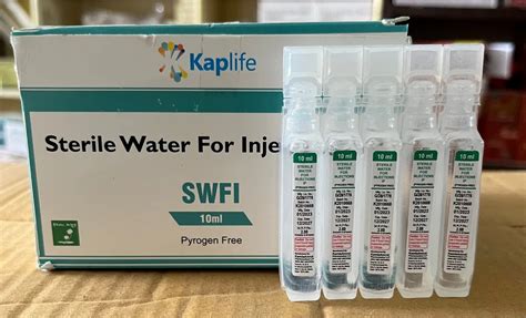 Kaplife Liquid Sterile Water Injection Packaging Size 10ml 5ml At ₹ 1
