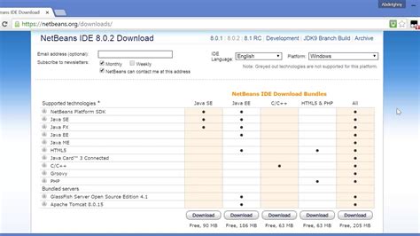1 jsf lesson1 set up netbeans for j2ee youtube
