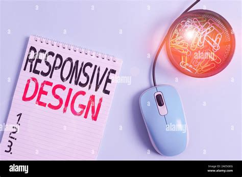 word writing text responsive design business photo showcasing web page creation that makes use