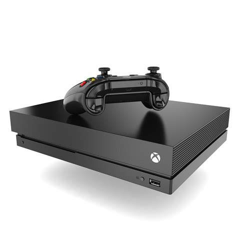 Xbox One X Console Controller 3d Model 35 3ds C4d Fbx Lwo Ma