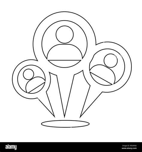 People Network Icon Stock Vector Image And Art Alamy