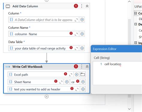How To Add Header Name To Excel Sheet Studio UiPath Community Forum