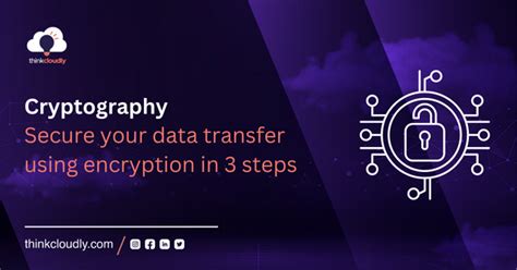Cryptography Secure Your Data Transfer Using Encryption In 3 Steps