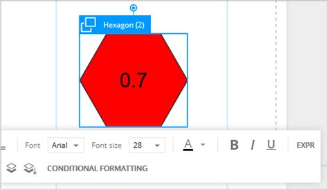 Conditional Formatting Of Text Fields And Shapes