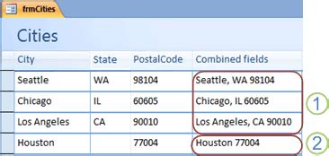Combine Text Values By Using An Expression Microsoft Support