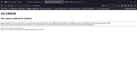 is there anything wrong with the neo4j website today just can t access