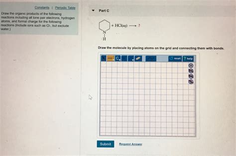 Solved Constants Periodic Table Part A Draw The Organic
