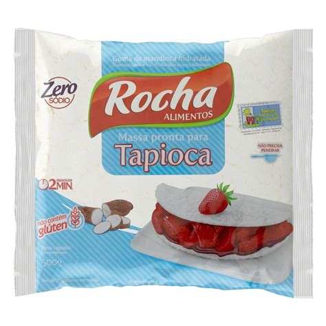 Tapioca Rocha Alimentos Pacote 500g Supermercado Venturão Valença