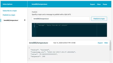 Publishing Industrial Data With Aws Iot Anders E