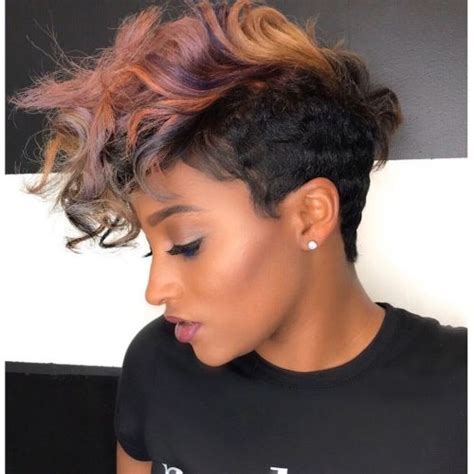 Assymetrical Curly Pixie Undercut Assymetrical Curly Pixie Undercut