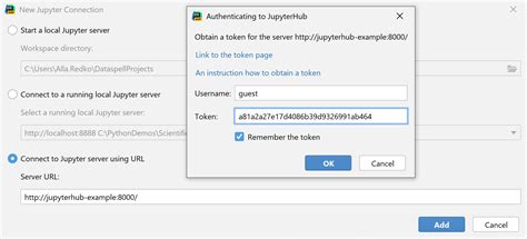 Manage Jupyter Notebook Servers Dataspell Documentation