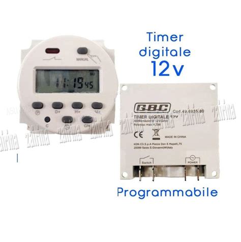 Dc 12v Digital Timer Programmable Switch Auto On Off Timer 12v Volt DC Saklar Otomatis Alat