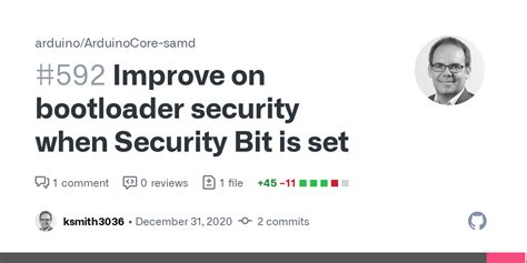 Improve On Bootloader Security When Security Bit Is Set By Ksmith3036